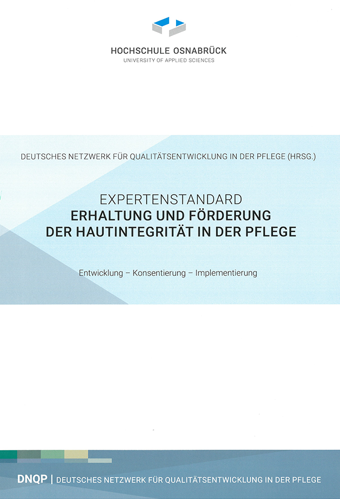 Expertenstandard Erhaltung und Förderung der Hautintegrität in der ...